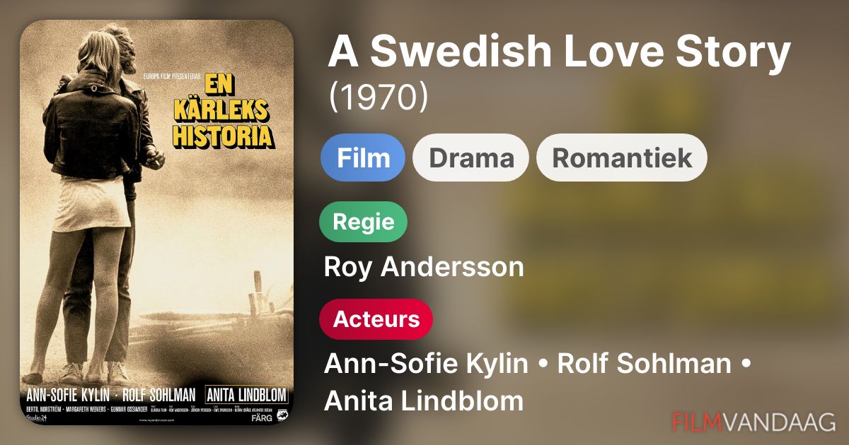 A Swedish Love Story (film, 1970) - FilmVandaag.nl