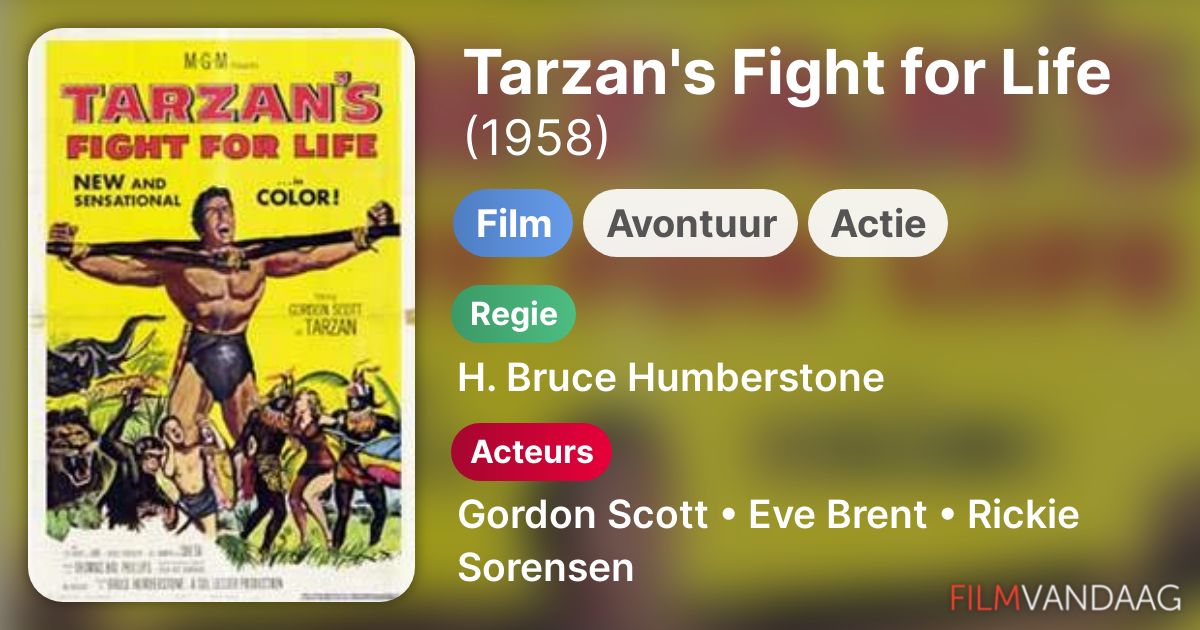 Tarzan's Fight for Life (film, 1958) - FilmVandaag.nl