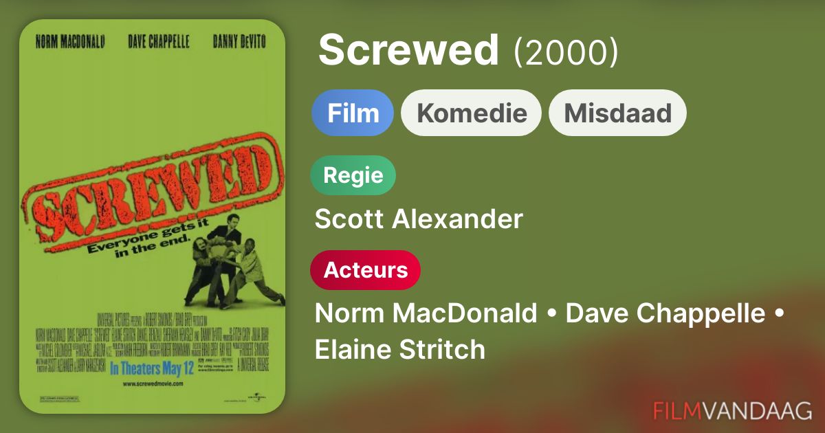Screwed (film, 2000) - FilmVandaag.nl