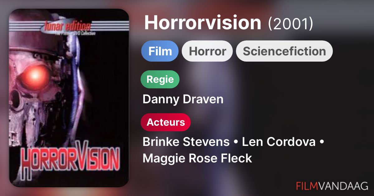Horrorvision (film, 2001) - FilmVandaag.nl