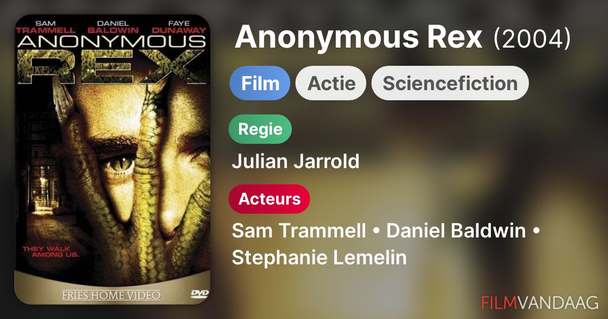 Anonymous Rex (film, 2004) - FilmVandaag.nl