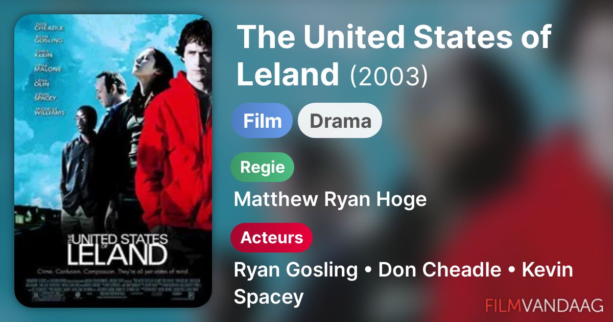The United States of Leland (film, 2003) - FilmVandaag.nl
