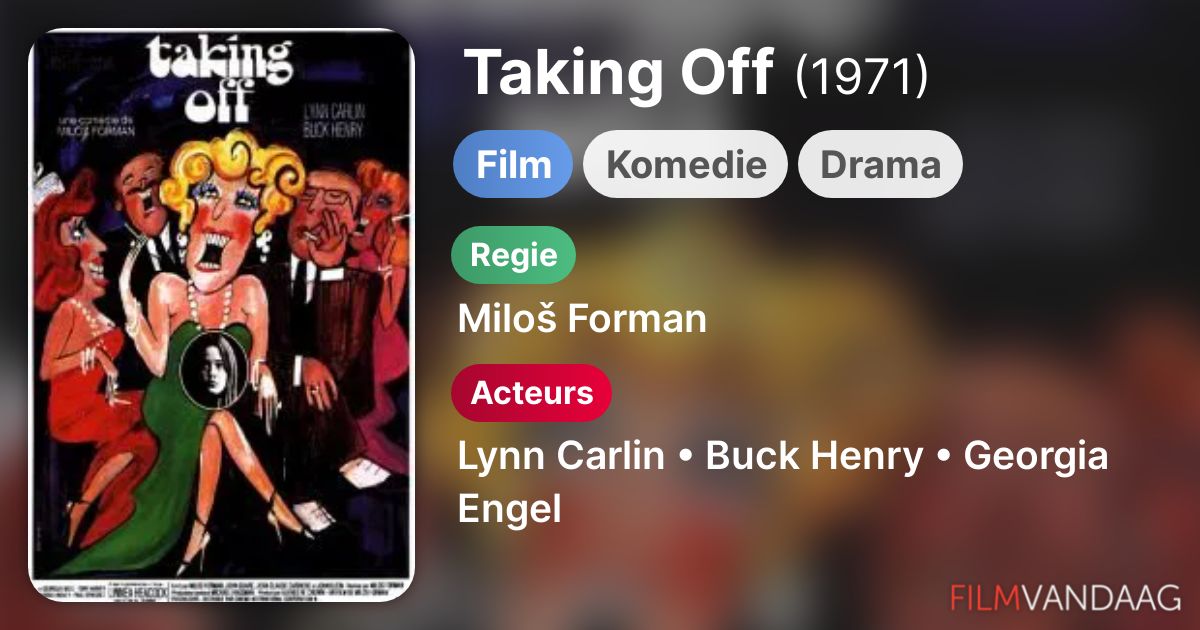 Taking Off (film, 1971) kopen op dvd of blu-ray - FilmVandaag.nl