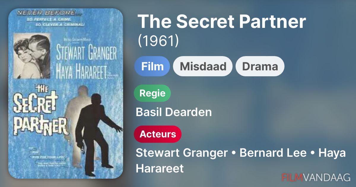 The Secret Partner (film, 1961) - FilmVandaag.nl
