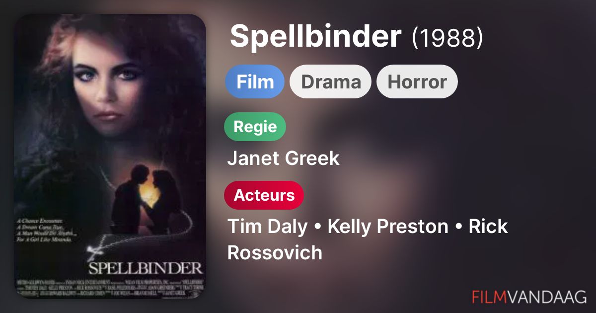 Spellbinder (film, 1988) - FilmVandaag.nl