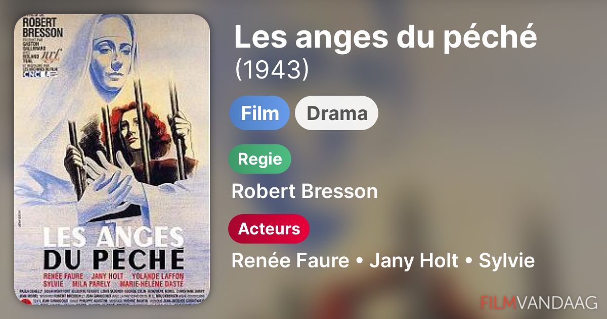 Les anges du péché (film, 1943) - FilmVandaag.nl