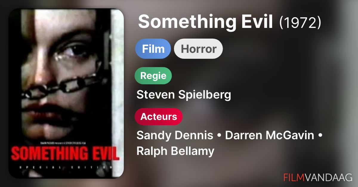 Something Evil (film, 1972) - FilmVandaag.nl
