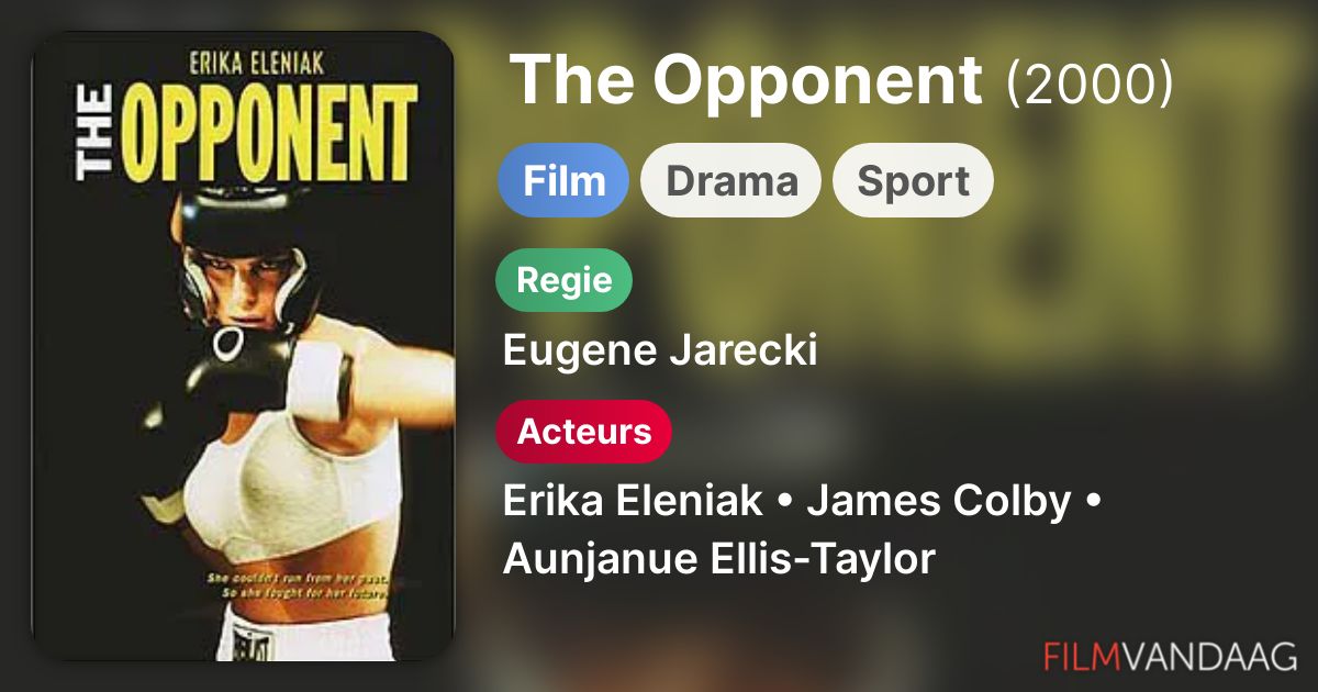 The Opponent (film, 2000) - FilmVandaag.nl