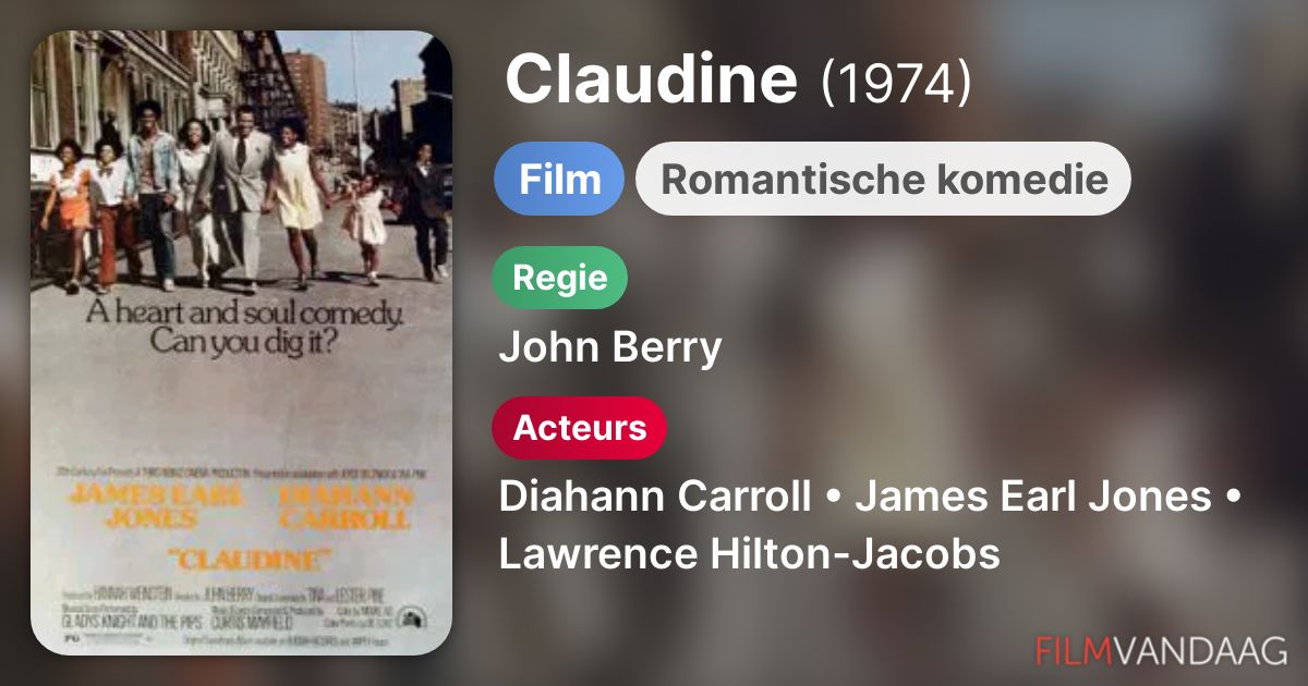 Claudine (film, 1974) - FilmVandaag.nl
