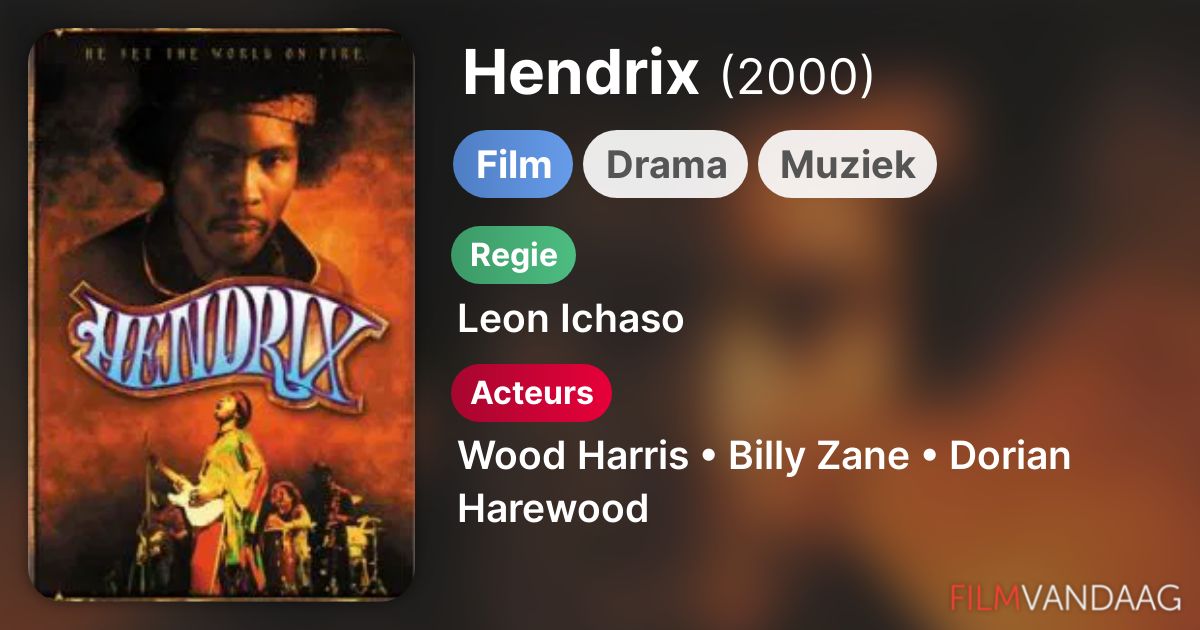 Hendrix (film, 2000) - FilmVandaag.nl