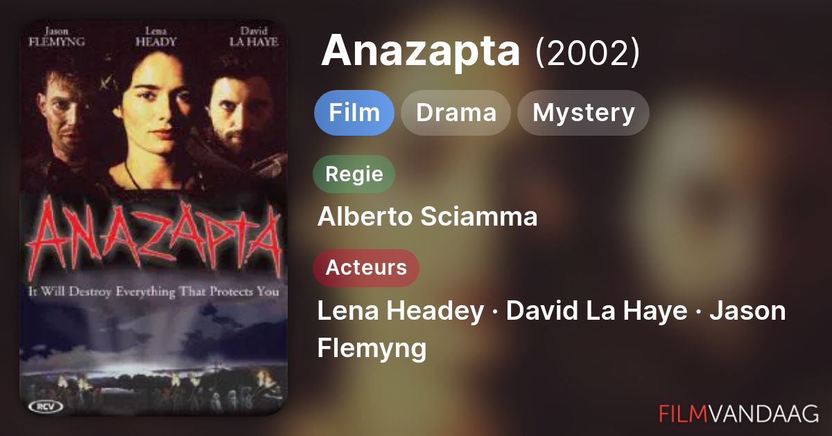 Anazapta (film, 2002) - FilmVandaag.nl