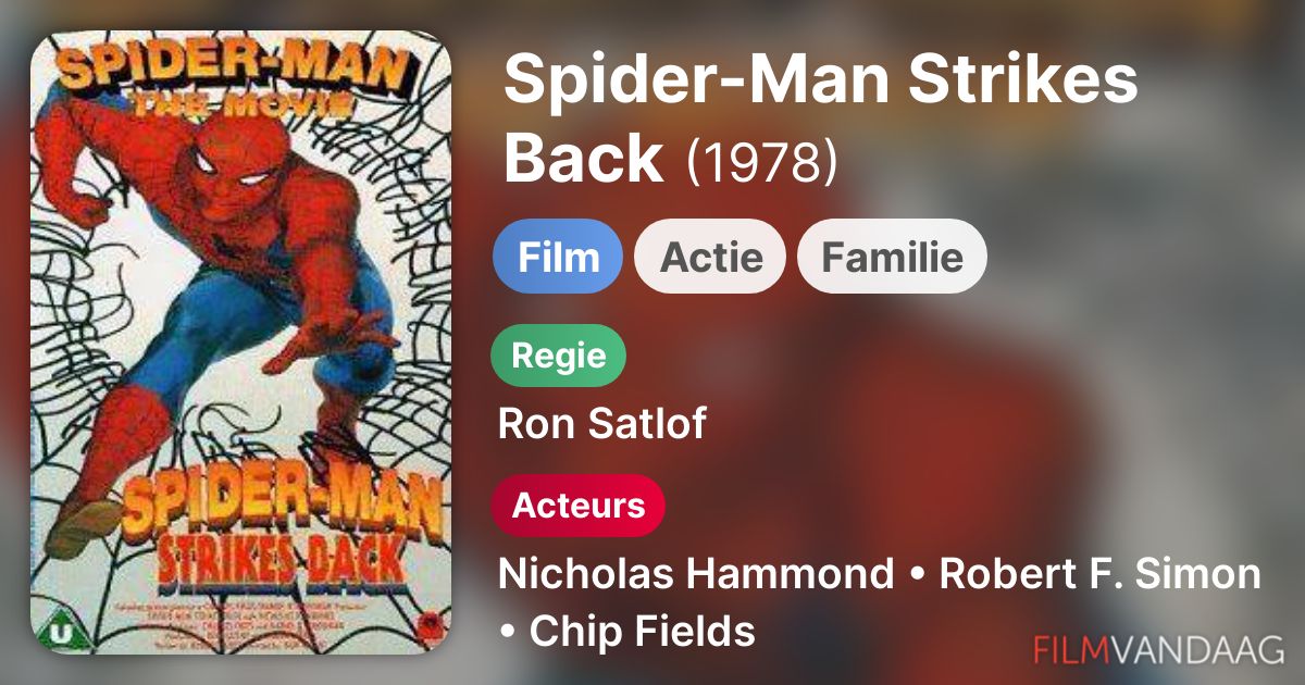 Spider-Man Strikes Back (film, 1978) - FilmVandaag.nl