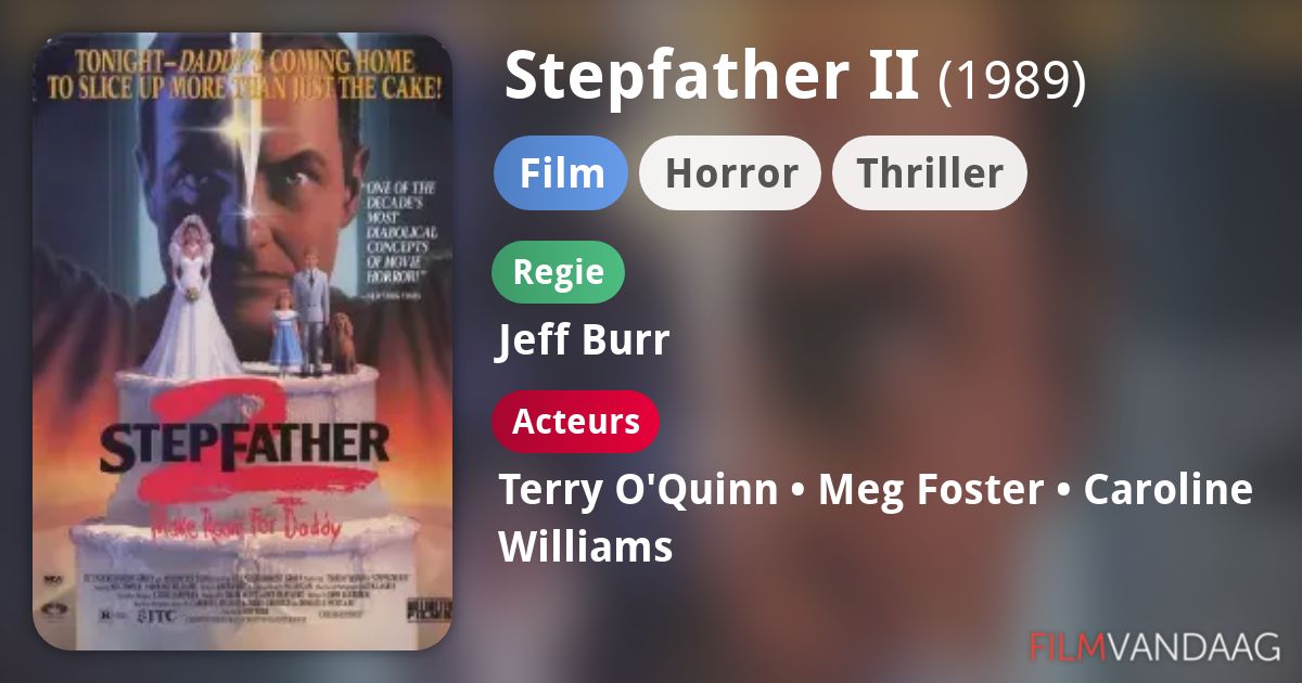 Stepfather II (film, 1989) - FilmVandaag.nl