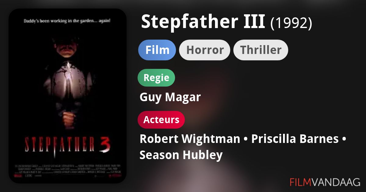 Stepfather III (film, 1992) - FilmVandaag.nl