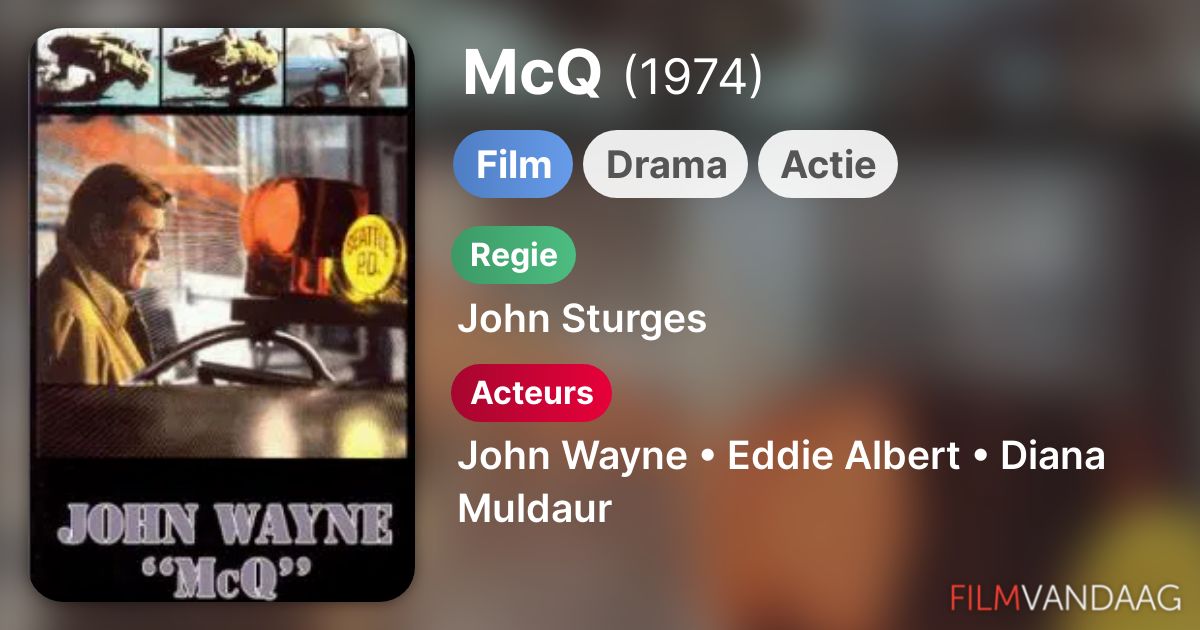 McQ (film, 1974) - FilmVandaag.nl