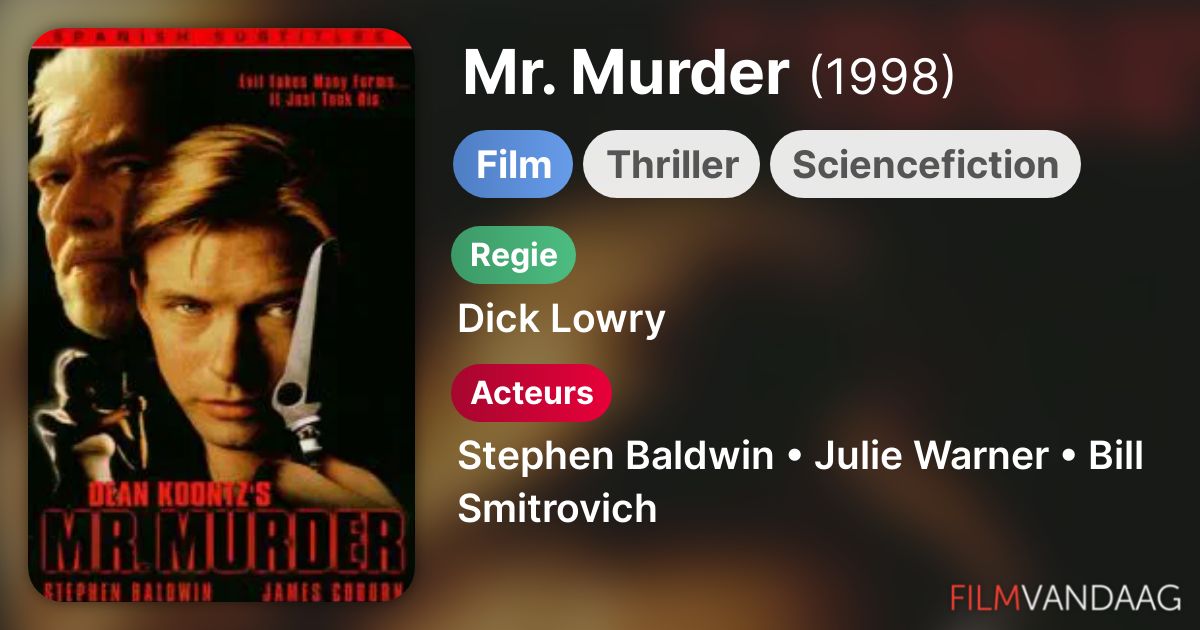 Mr. Murder (film, 1998) - FilmVandaag.nl