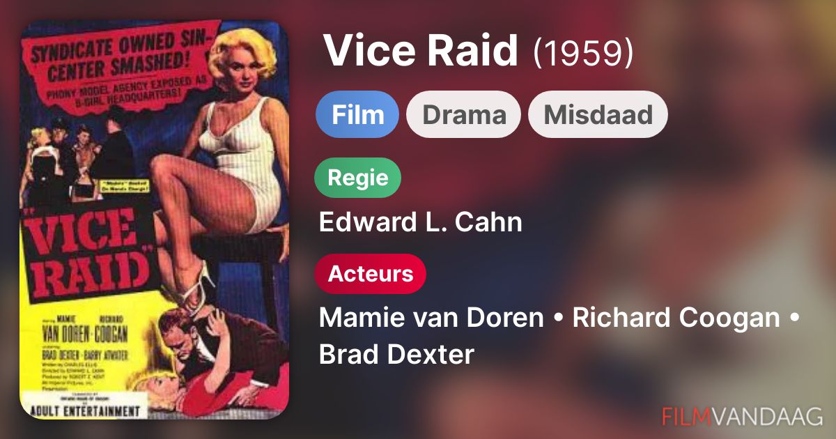 Vice Raid (film, 1960) - FilmVandaag.nl