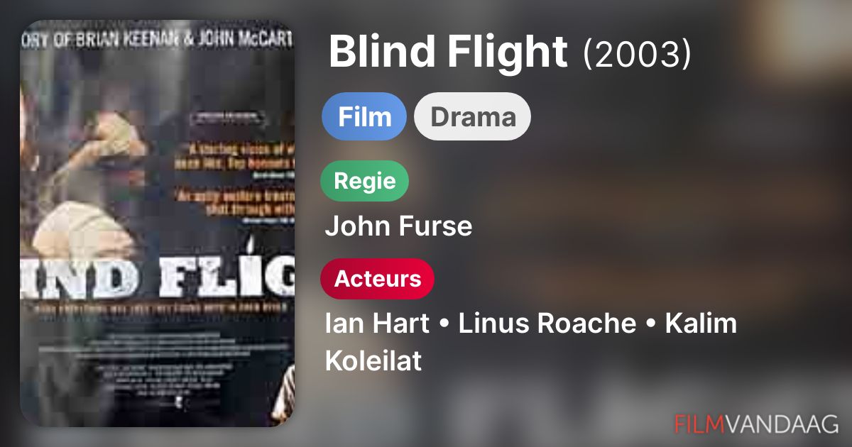 Blind Flight (film, 2003) - FilmVandaag.nl