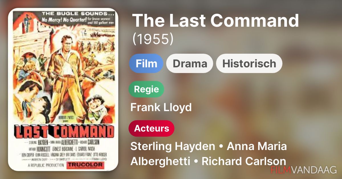 The Last Command (film, 1955) - FilmVandaag.nl