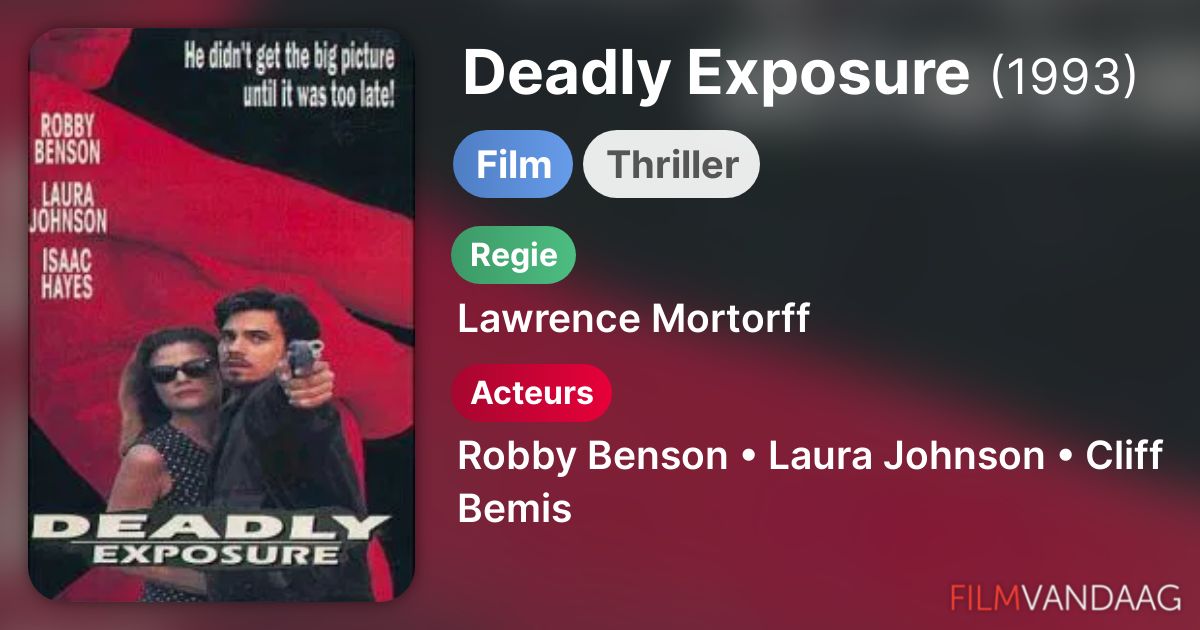 Deadly Exposure (film, 1993) - FilmVandaag.nl