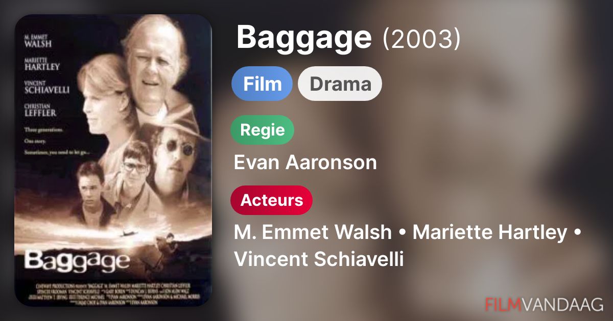 Baggage (film, 2003) - FilmVandaag.nl