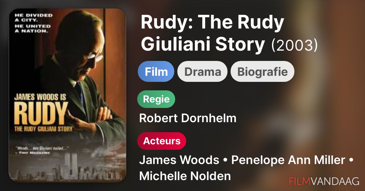 Rudy: The Rudy Giuliani Story (film, 2003) - FilmVandaag.nl