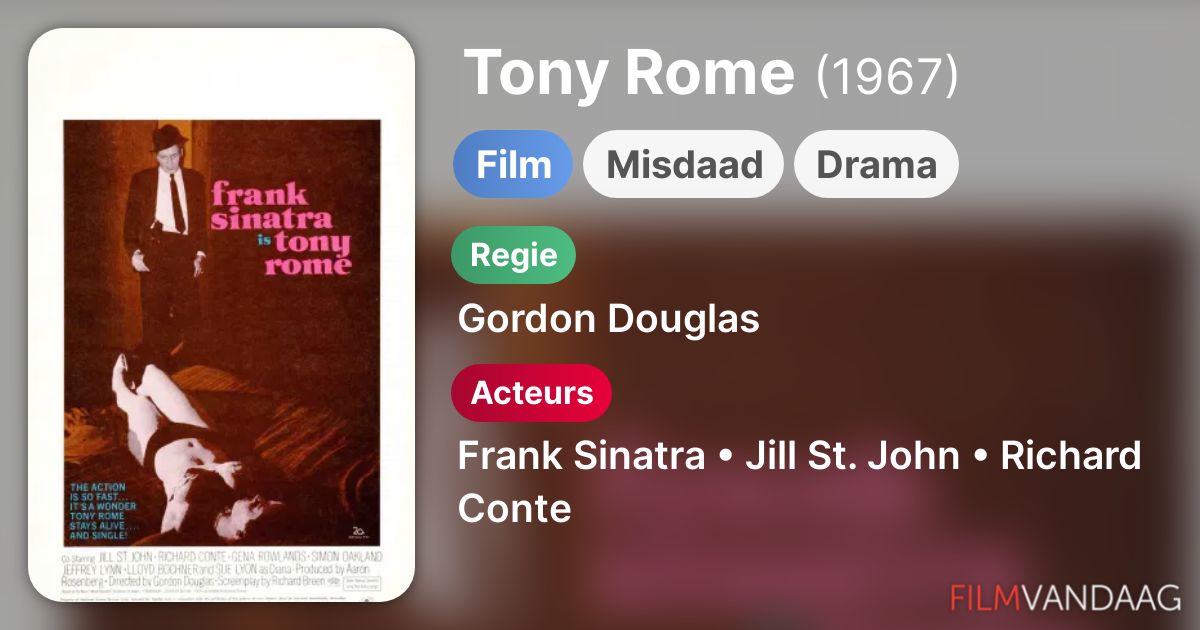 Tony Rome (film, 1967) - FilmVandaag.nl