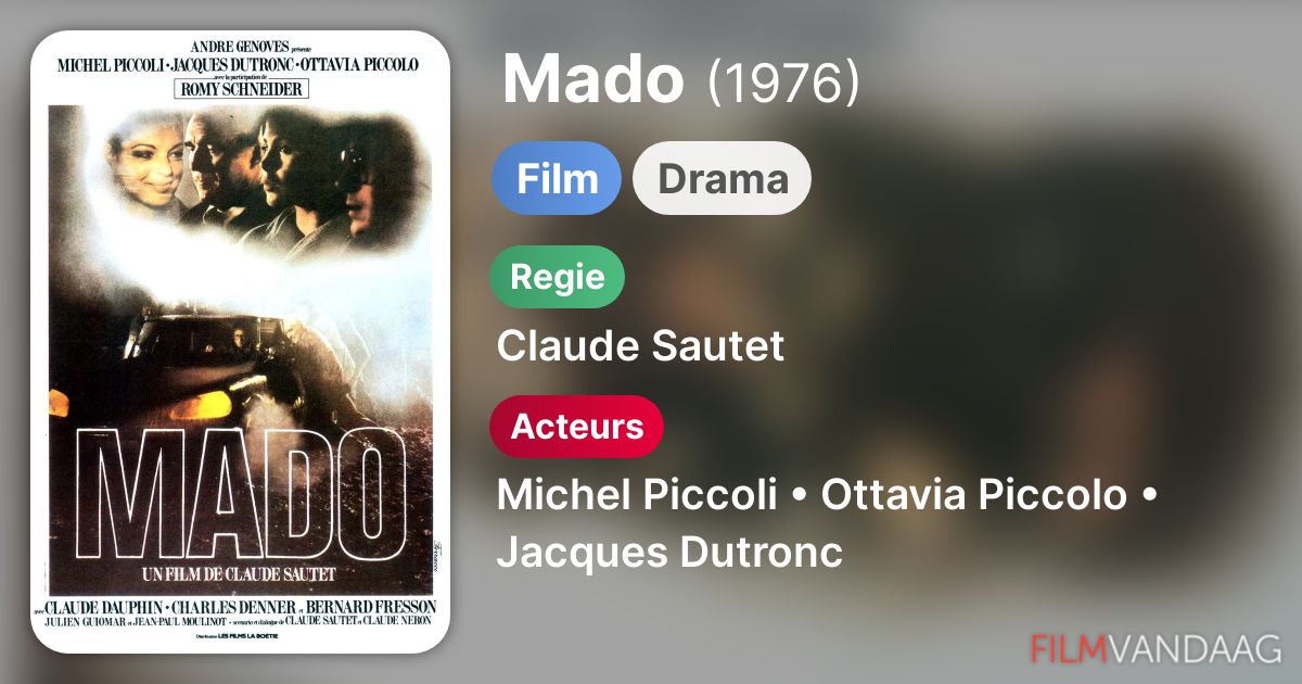 Mado (film, 1976) - FilmVandaag.nl