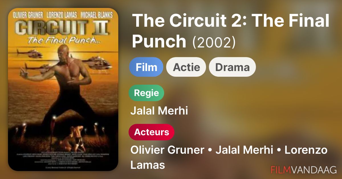 The Circuit 2: The Final Punch (film, 2002) - FilmVandaag.nl