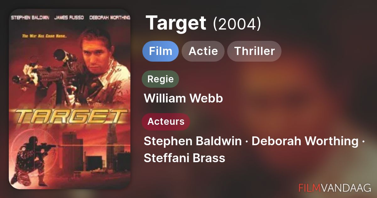 Target (film, 2004) - FilmVandaag.nl