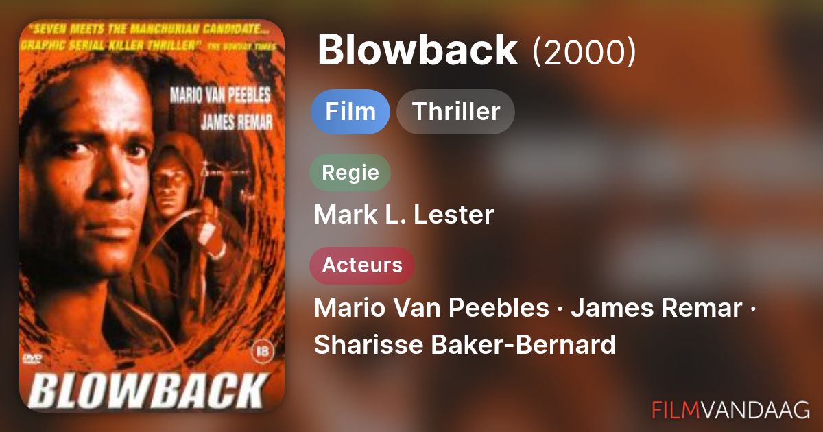 Blowback (film, 2000) - FilmVandaag.nl