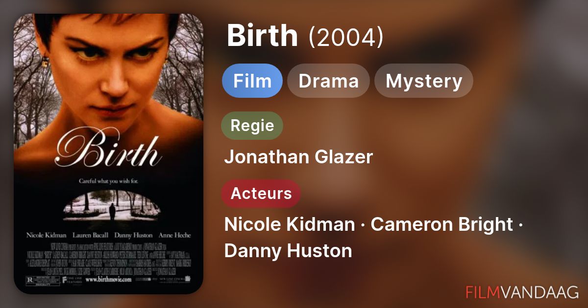 Birth (film, 2004) - FilmVandaag.nl