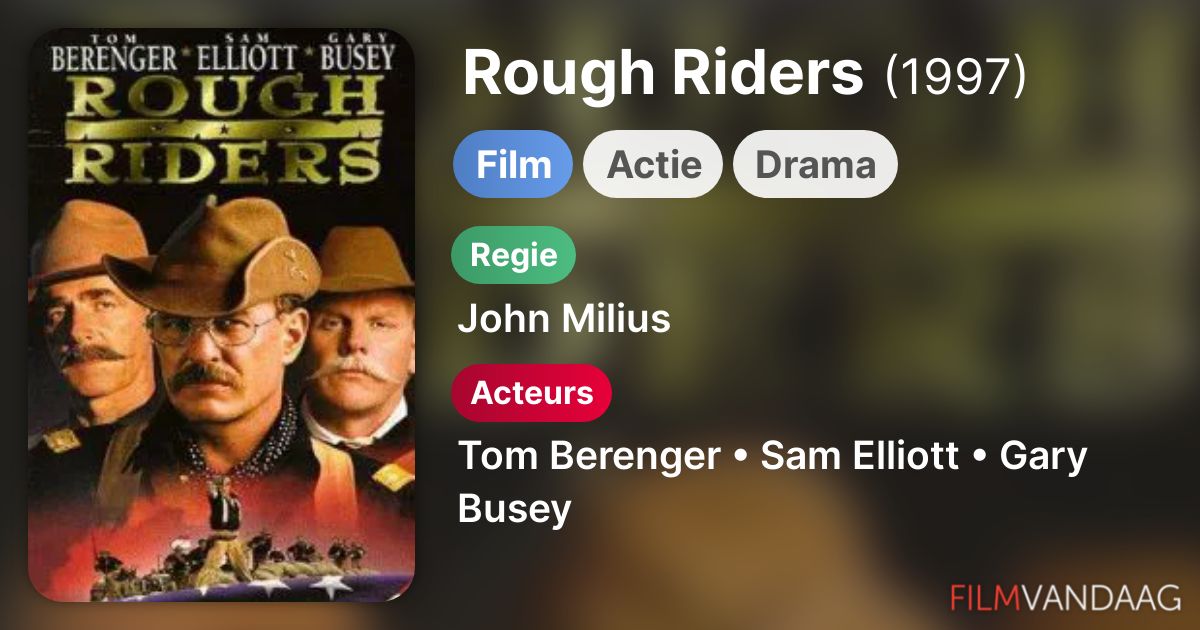 Rough Riders (film, 1997) - FilmVandaag.nl