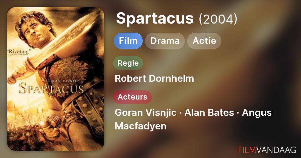 Spartacus (film, 2004) - FilmVandaag.nl