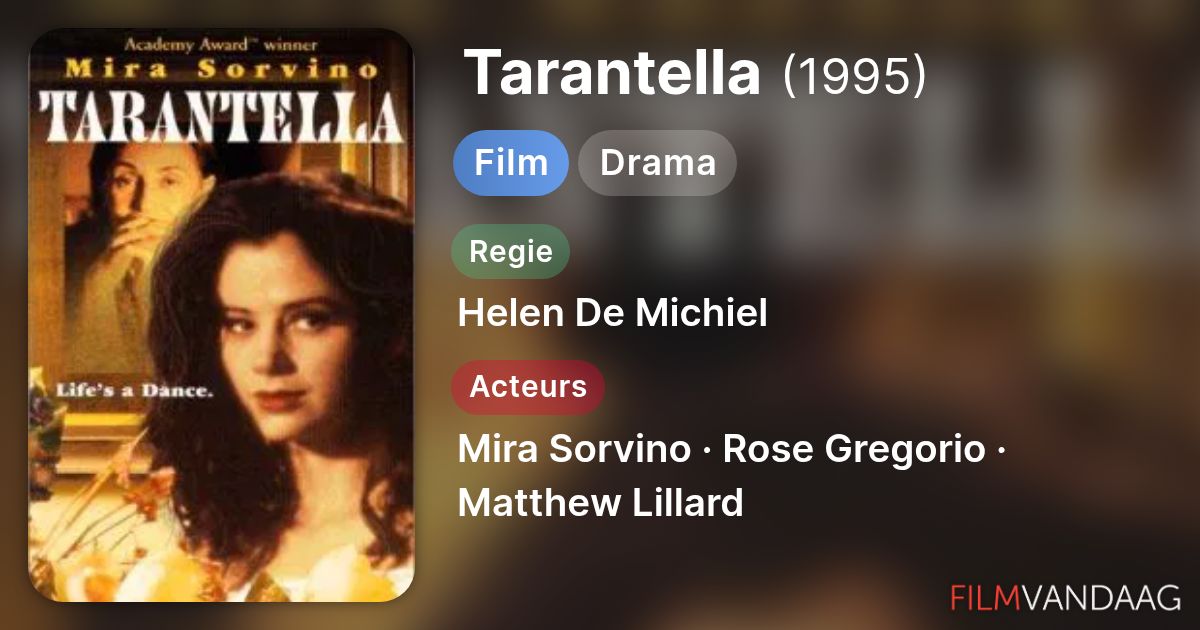 Tarantella (film, 1995) - FilmVandaag.nl