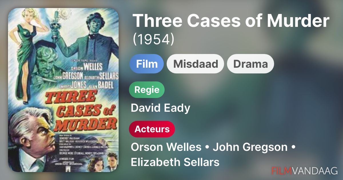 Three Cases of Murder (film, 1955) - FilmVandaag.nl