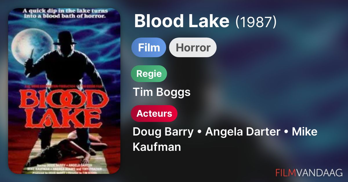 Blood Lake (film, 1987) - FilmVandaag.nl