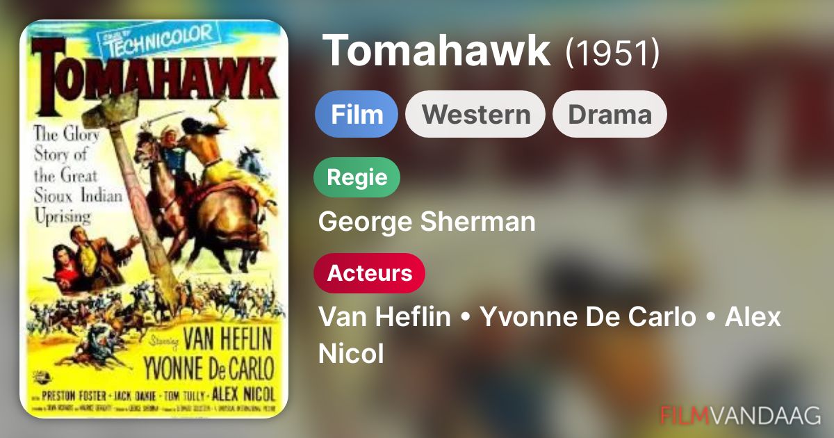 Tomahawk (film, 1951) - FilmVandaag.nl