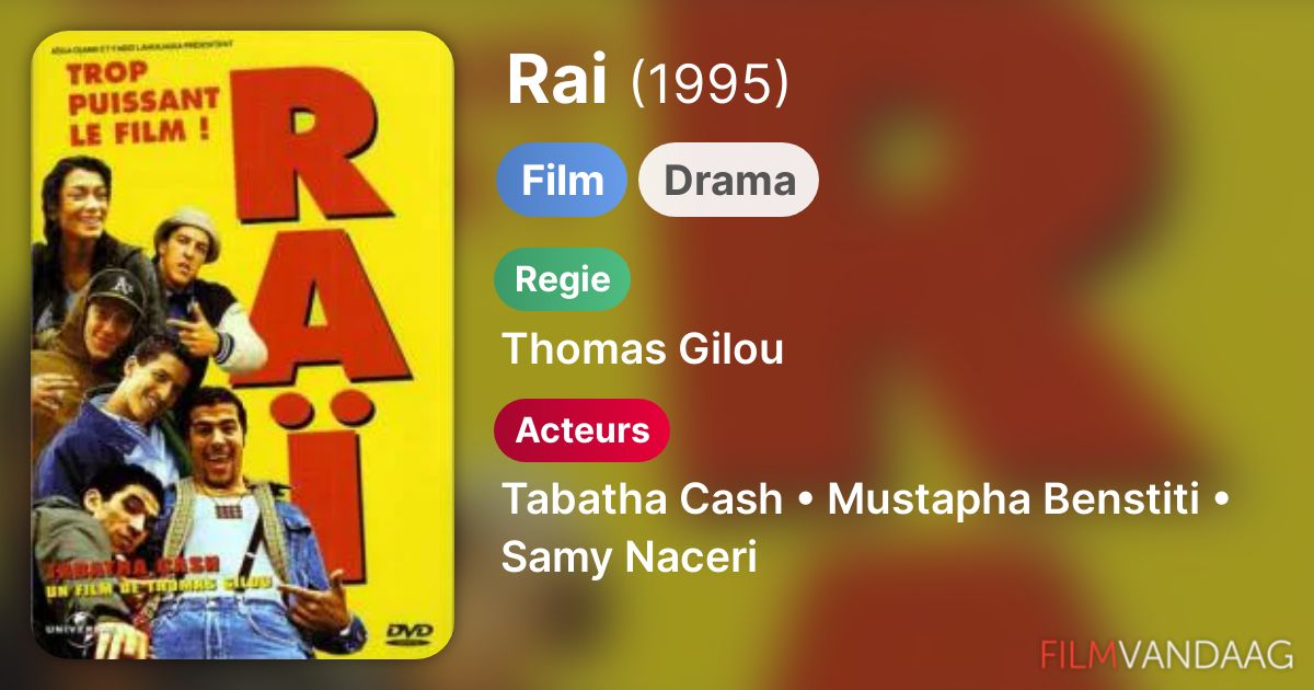 Rai (film, 1995) - FilmVandaag.nl