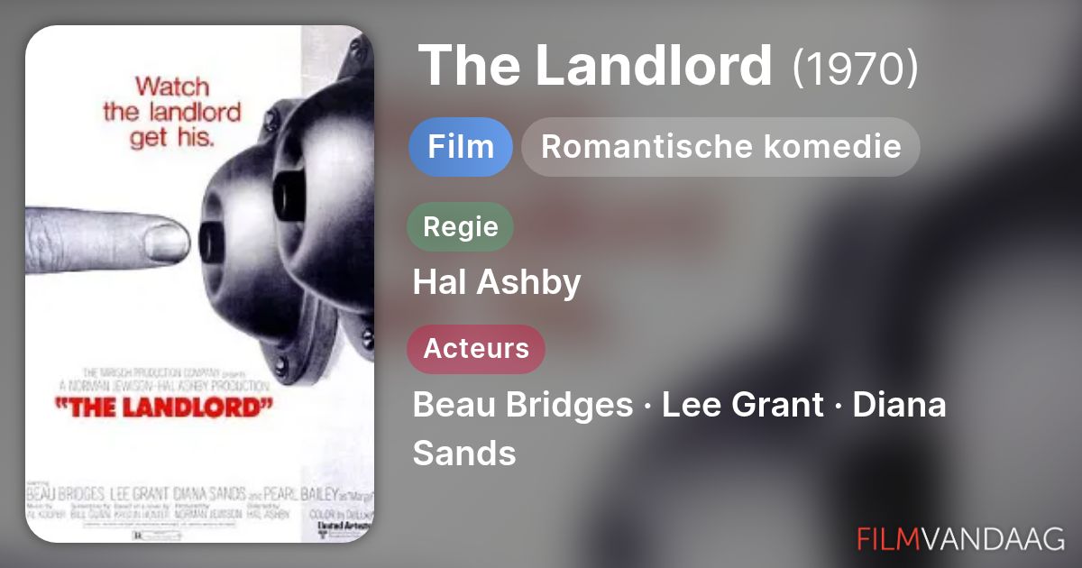 The Landlord (film, 1970) - FilmVandaag.nl