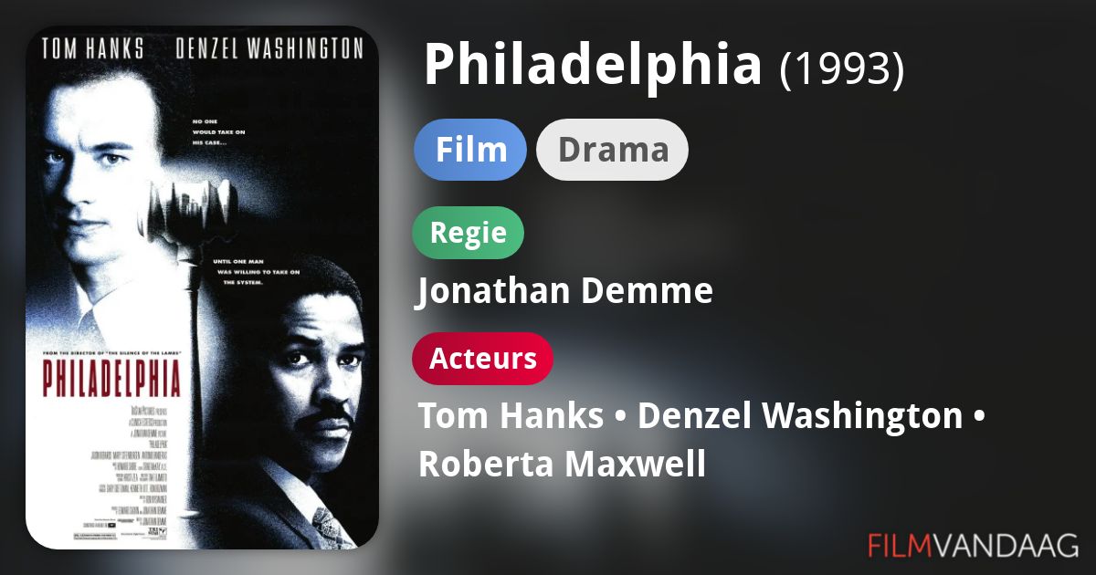 Philadelphia (film, 1993) - FilmVandaag.nl