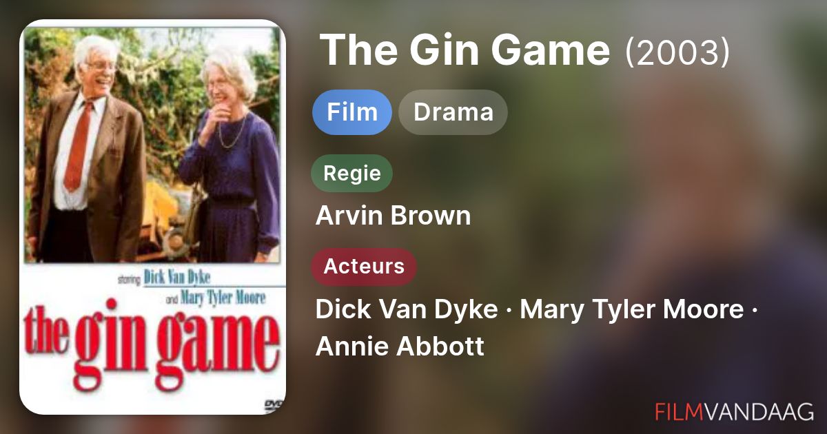 The Gin Game (film, 2003) - FilmVandaag.nl