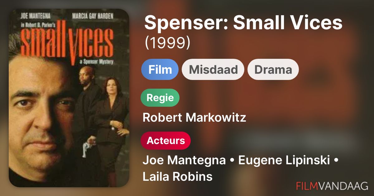 Spenser: Small Vices (film, 1999) - FilmVandaag.nl