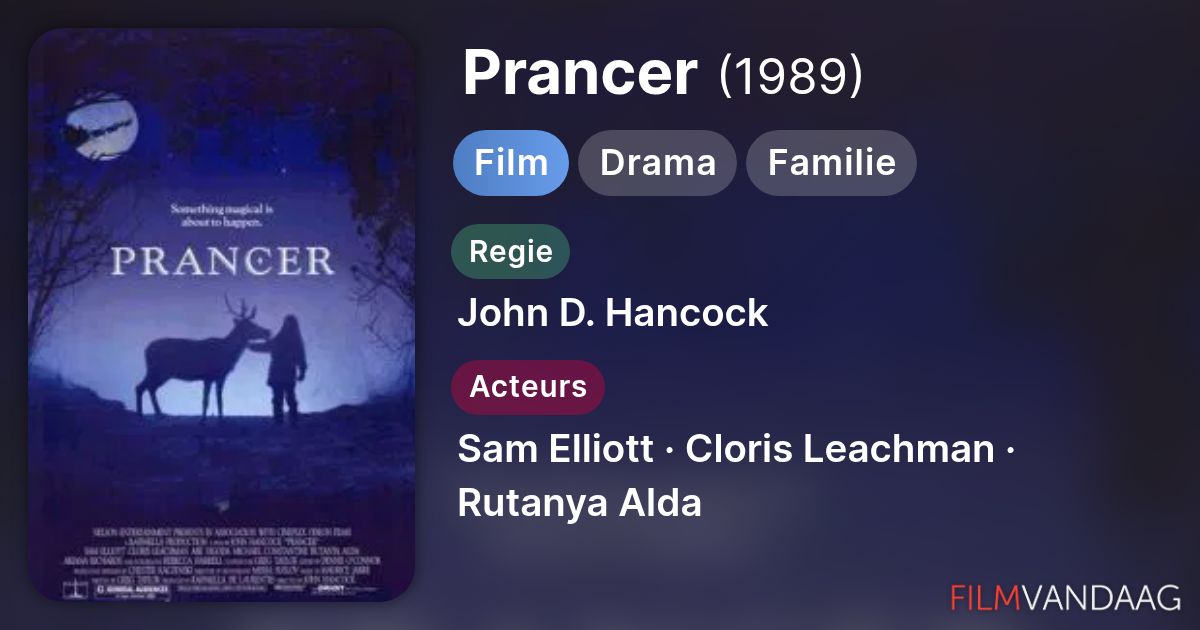 Prancer (film, 1989) - FilmVandaag.nl