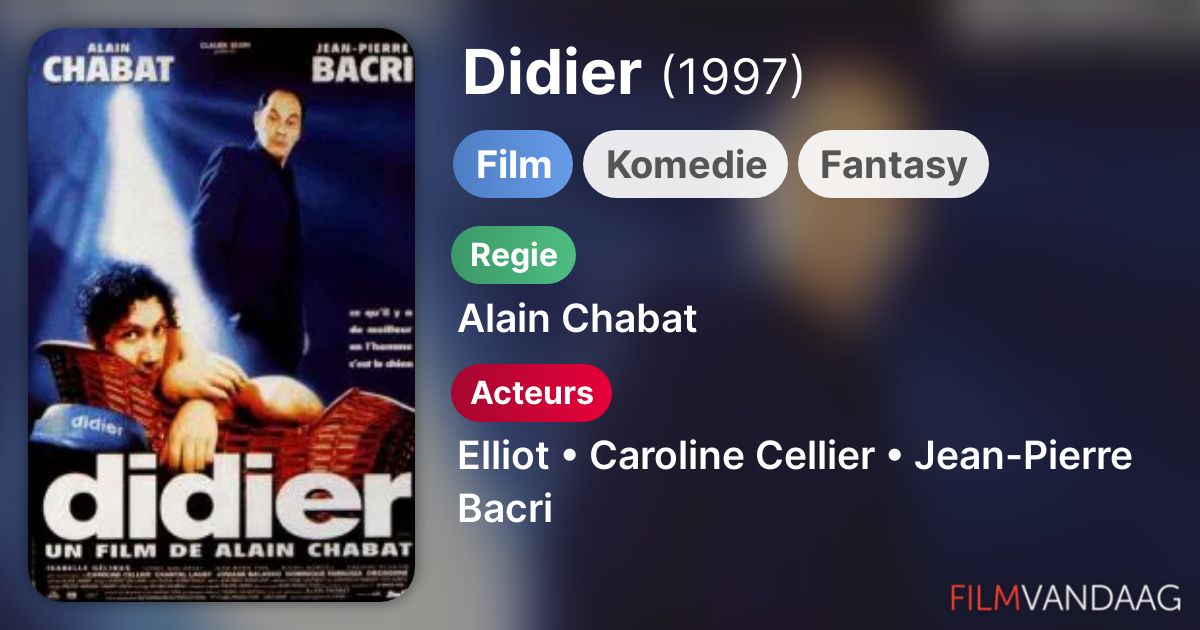 Didier (film, 1997) - FilmVandaag.nl