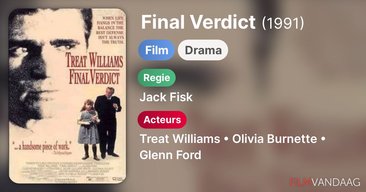 Final Verdict (film, 1991) - FilmVandaag.nl
