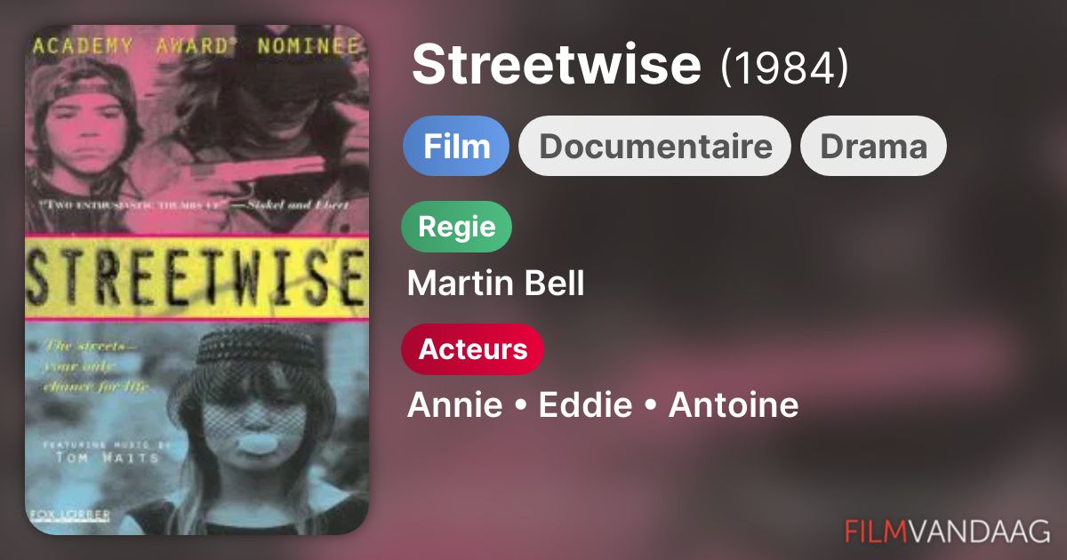 Streetwise (film, 1984) - FilmVandaag.nl