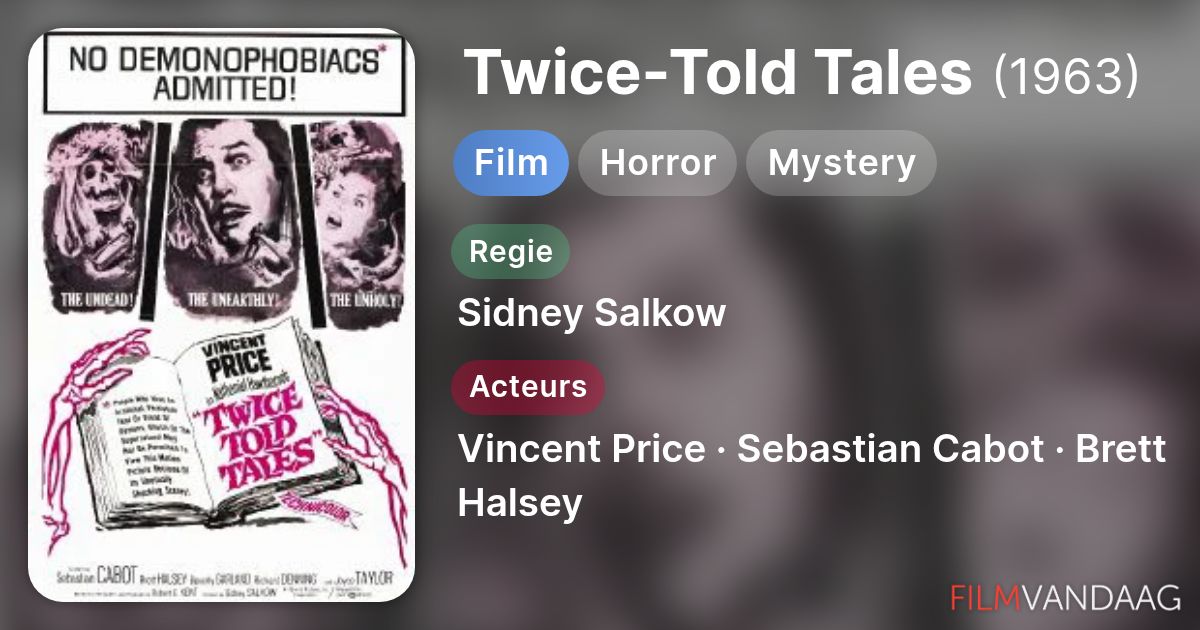 Twice-Told Tales (film, 1963) - FilmVandaag.nl