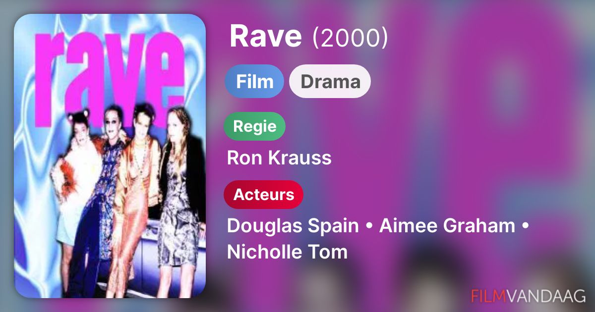 Rave (film, 2000) - FilmVandaag.nl