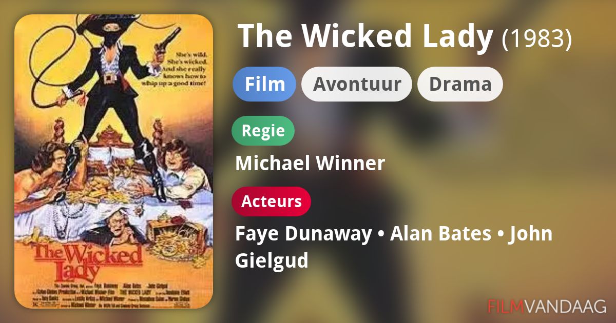 The Wicked Lady (film, 1983) - FilmVandaag.nl